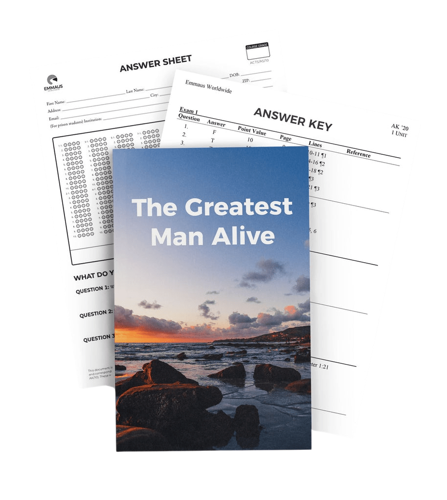 Home School Bundle - The Greatest Man Alive - EMMAUS BIBLE ...