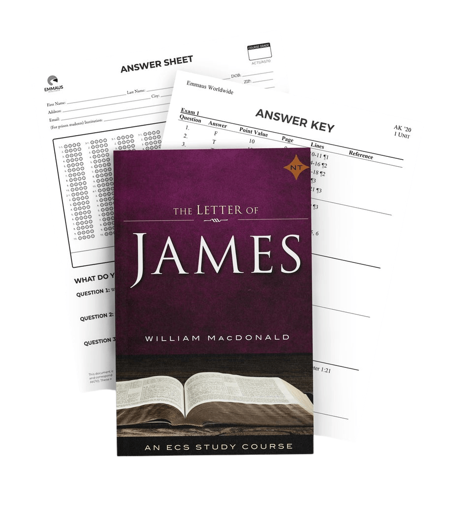 Home School Bundle - The Letter Of James - EMMAUS BIBLE CORRESPONDENCE ...