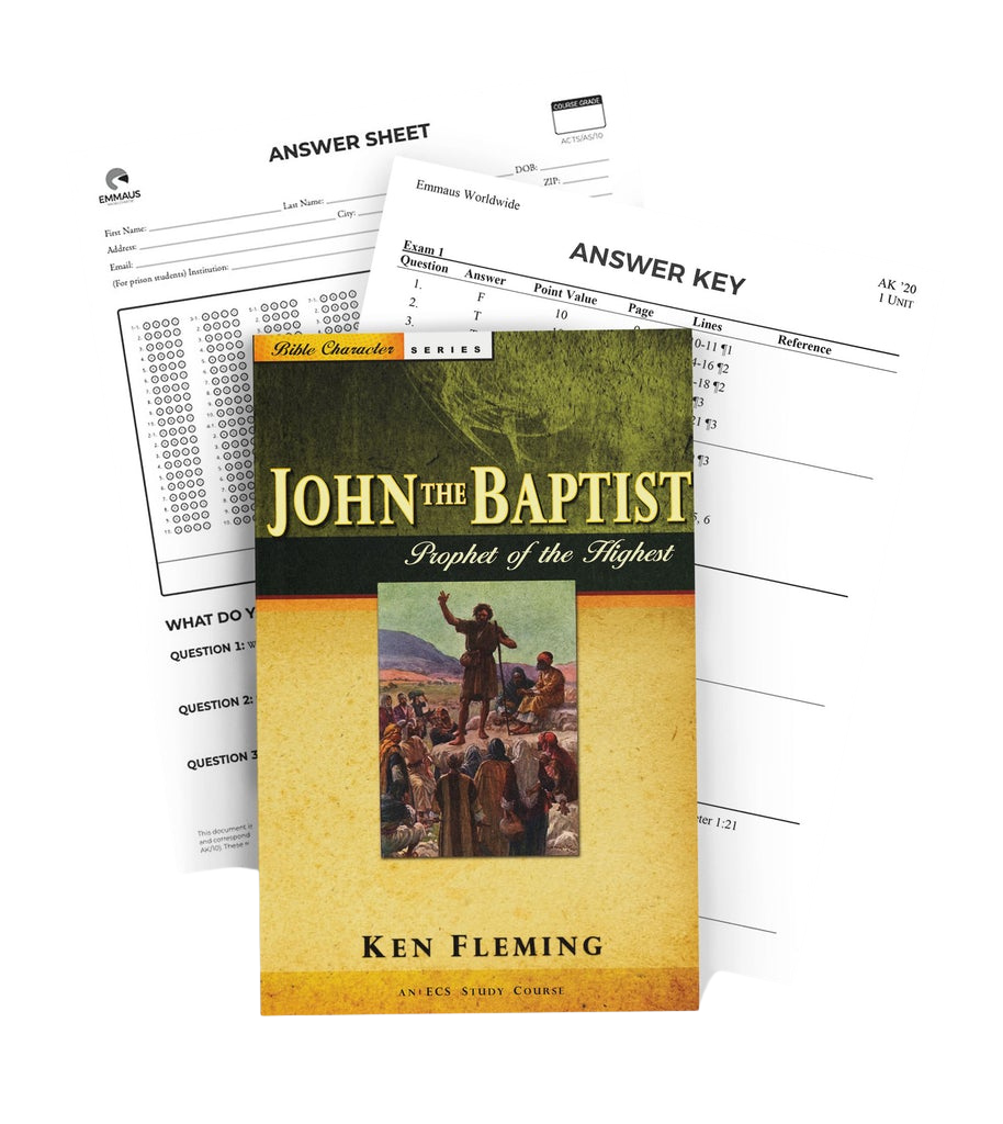 Home School Bundle - John The Baptist : Prophet Of The Highest - EMMAUS ...