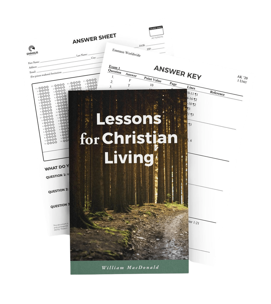 Home School Bundle - Lessons For Christian Living - EMMAUS BIBLE ...