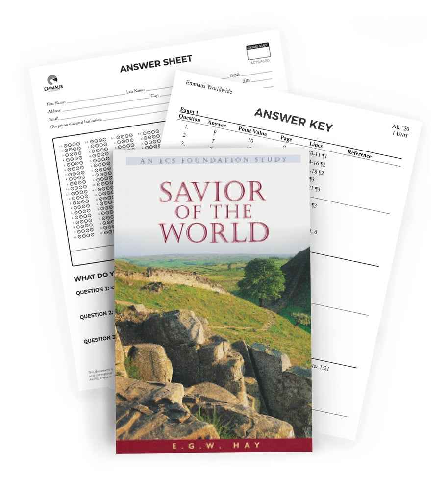 Home School Bundle - Saviour Of The World - EMMAUS BIBLE CORRESPONDENCE ...