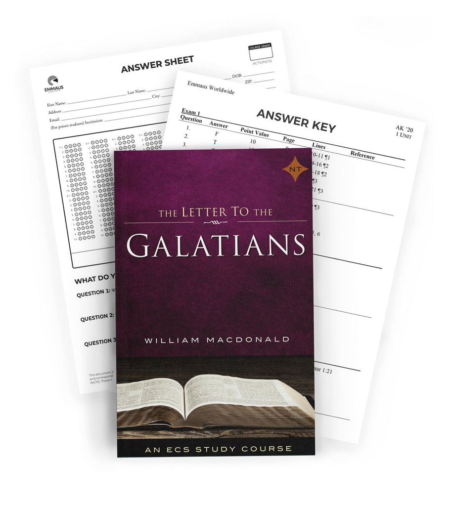 Home School Bundle - The Letter To The Galatians - EMMAUS BIBLE ...