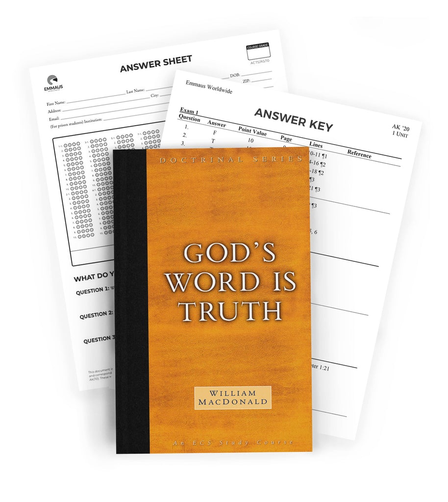 Home School Bundle - God's Word Is Truth - EMMAUS BIBLE CORRESPONDENCE ...