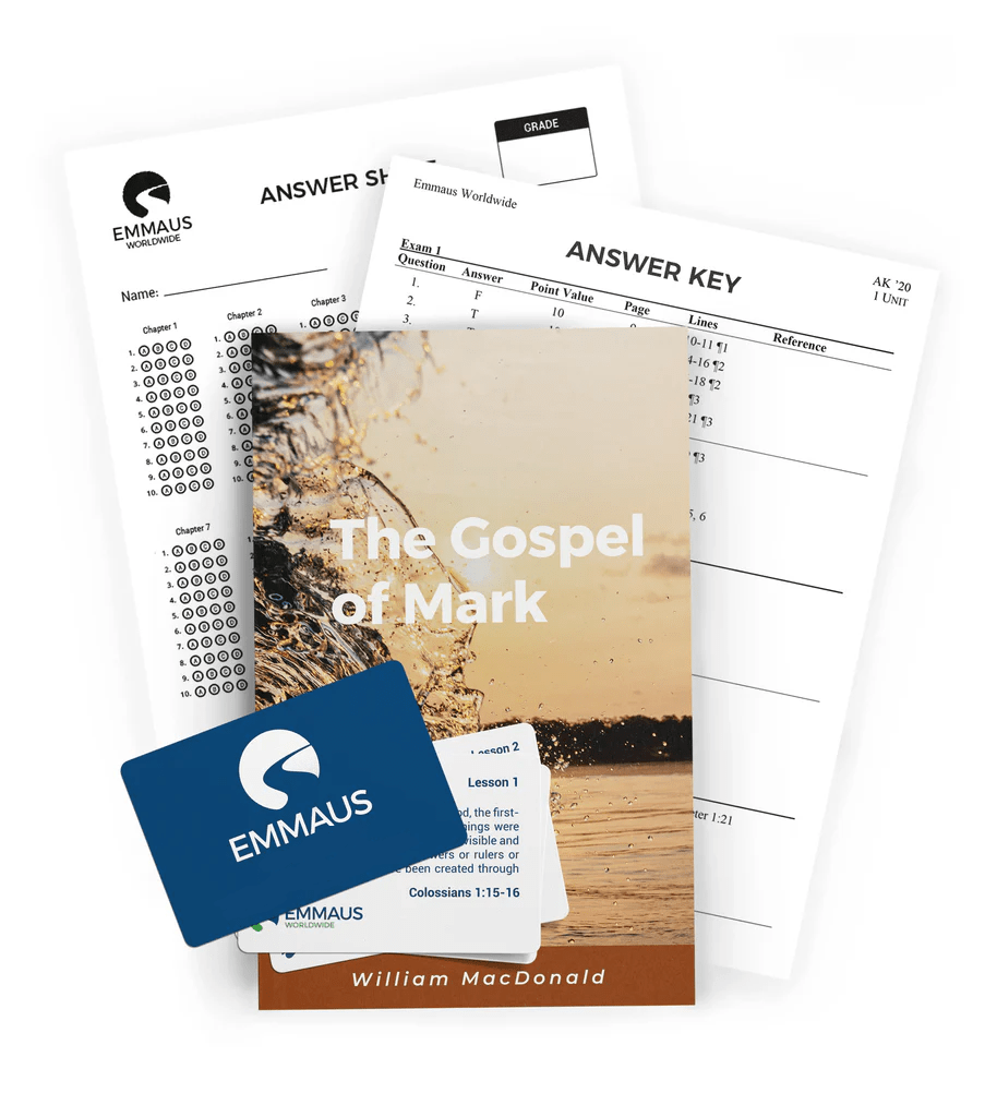 Home School Bundle - The Gospel Of Mark - EMMAUS BIBLE CORRESPONDENCE ...