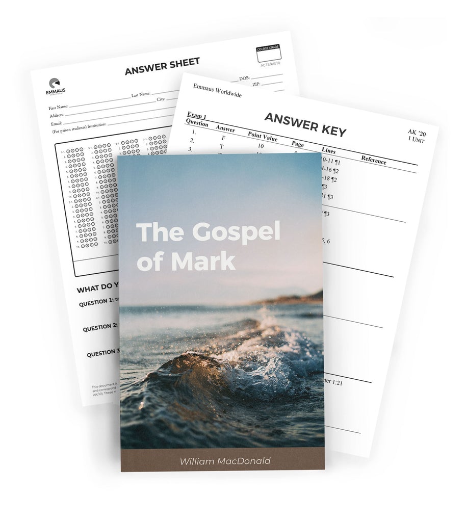 Home School Bundle - The Gospel Of Mark - EMMAUS BIBLE CORRESPONDENCE ...